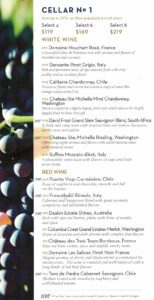 Holland America Wine Packages, Wine List and Prices